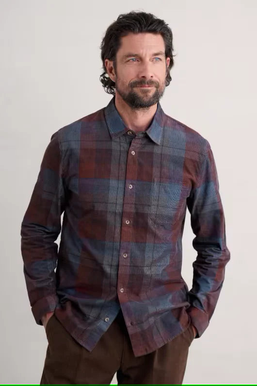 Shoreman Shirt in Long Ships Bitter Cocoa– Dalcheri